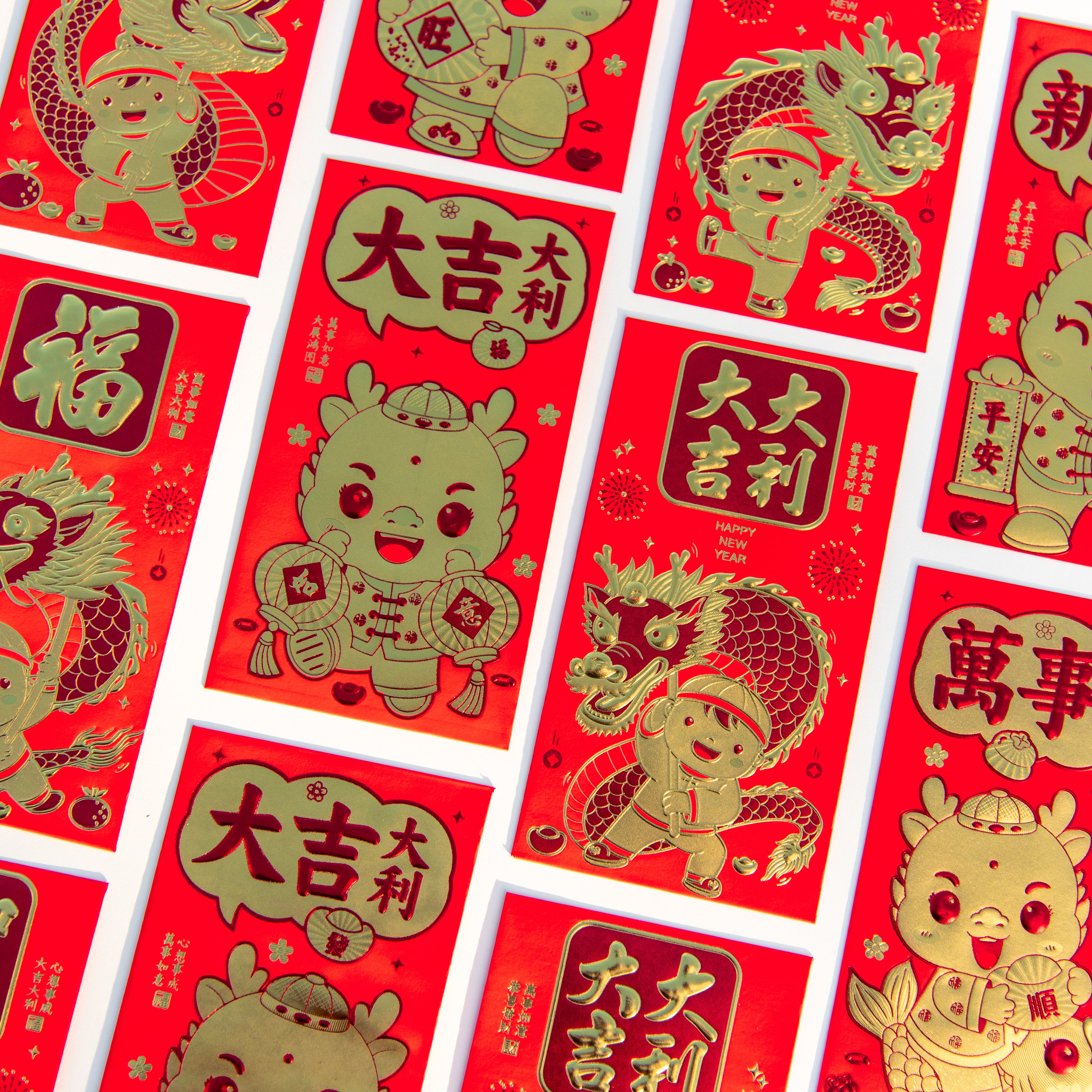 Lucky Envelope Year of dragon – Puffy Pandy