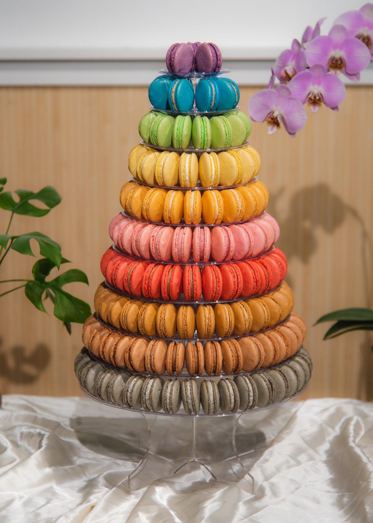 Macaron Tower: 7-Tier+ – Puffy Pandy